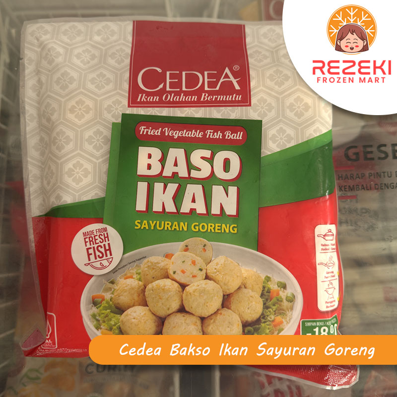 Cedea Bakso Ikan Sayuran Goreng - Rezeki Frozen Mart: Toko Frozen Food ...